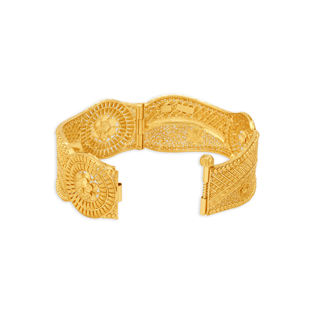 Gold Glass Charu Bangles