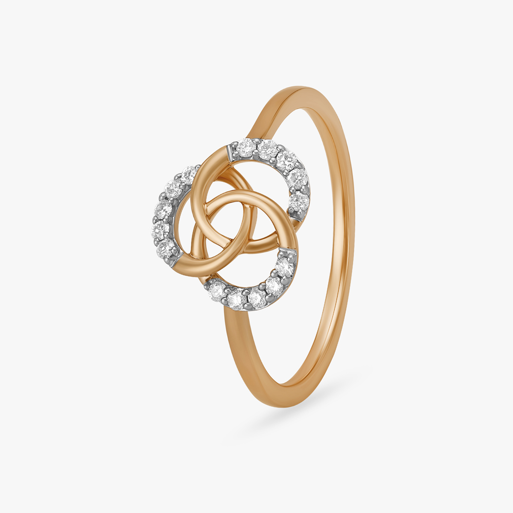 Glinting Circles Diamond Ring