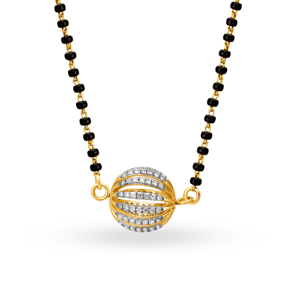 Eclectic Orb Diamond Mangalsutra