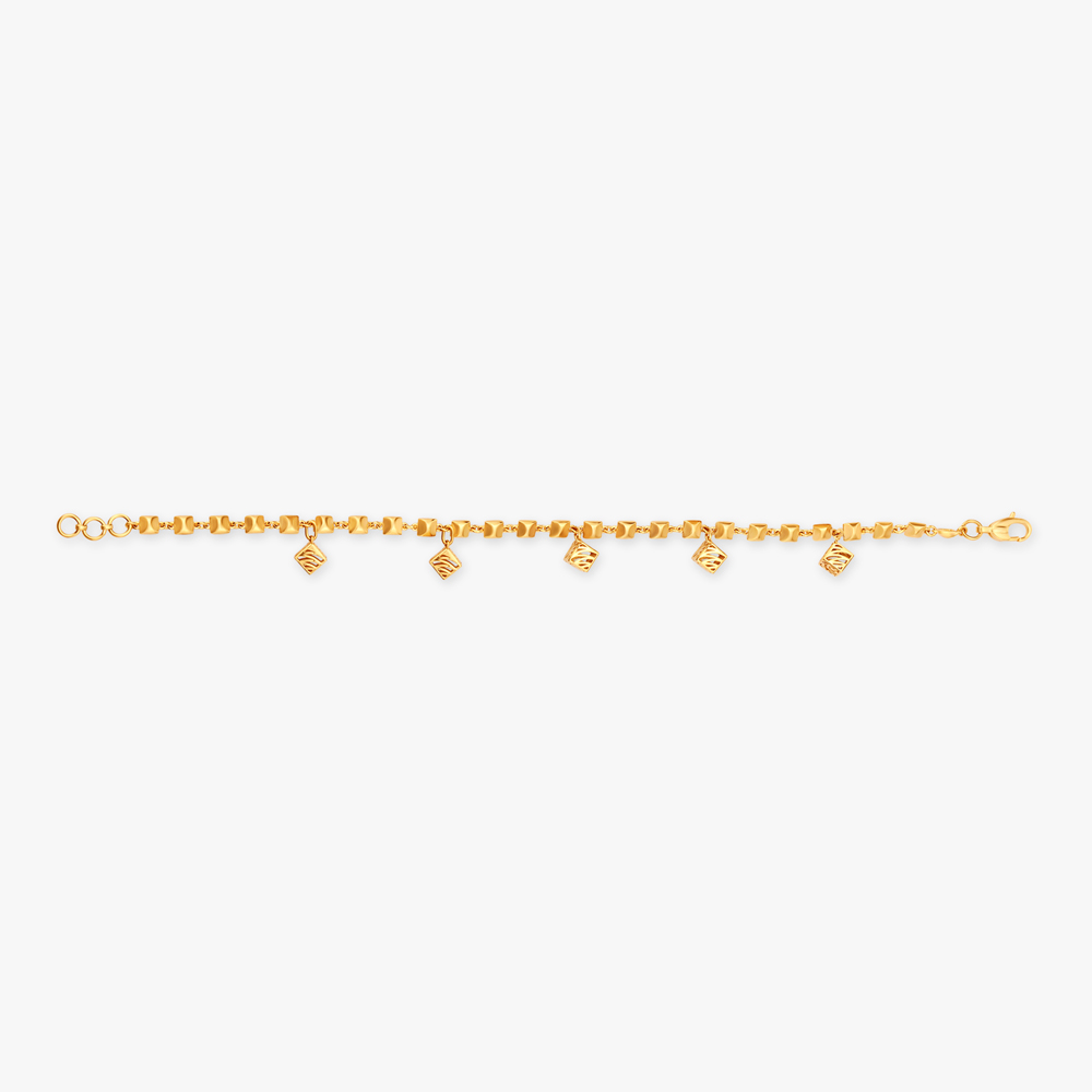 Cube Gold Bracelet
