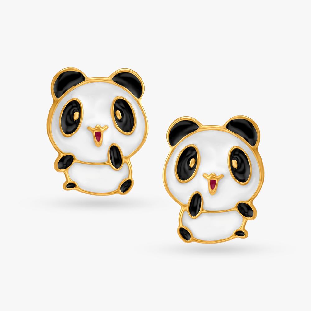 Cute Panda Stud Earrings