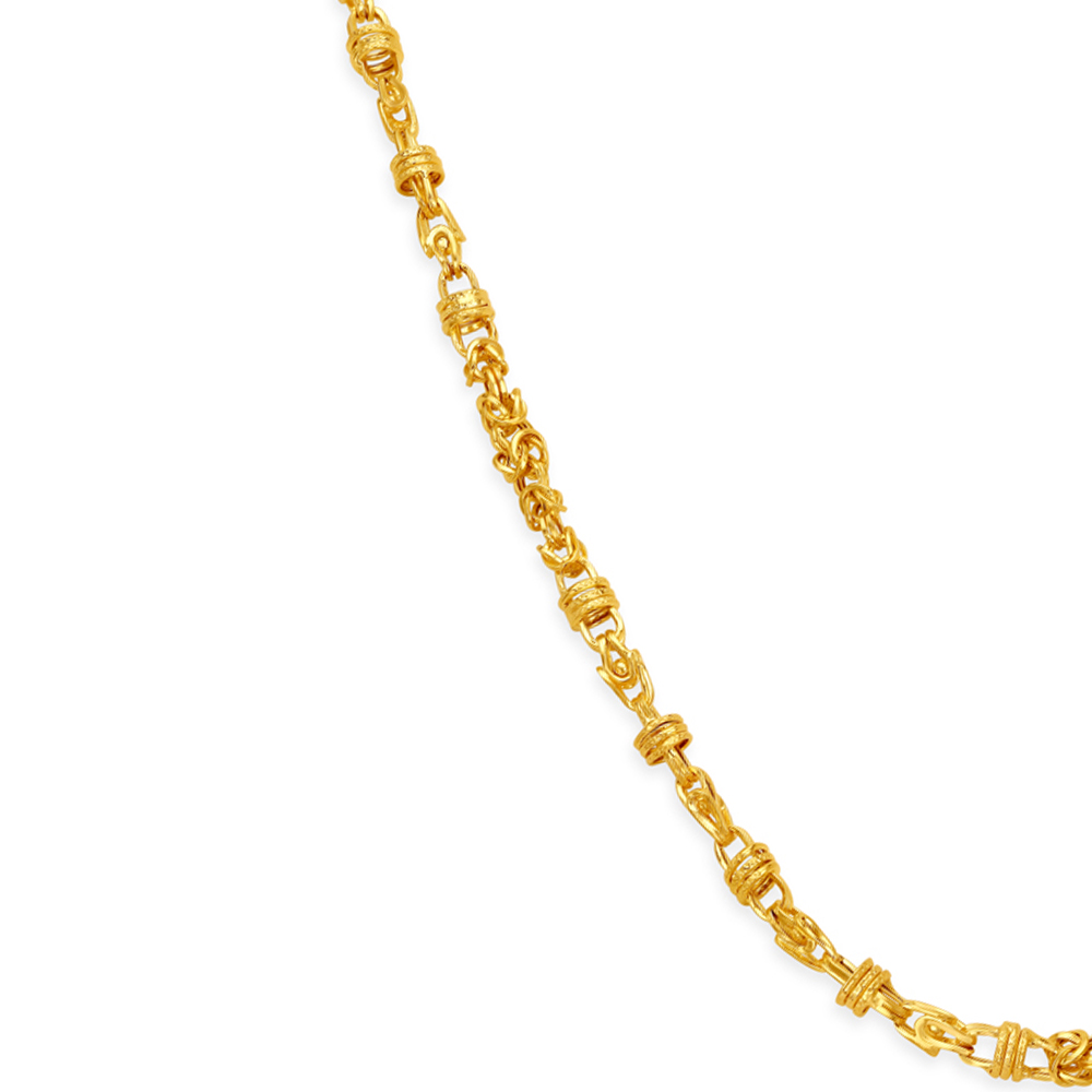 Artistic Design Handmade Gold Chain For Men