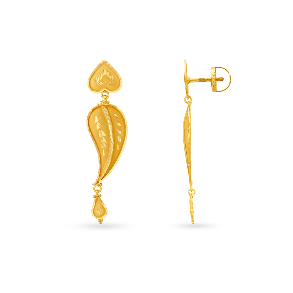 Radiant Nature Inspired Gold Necklace Set