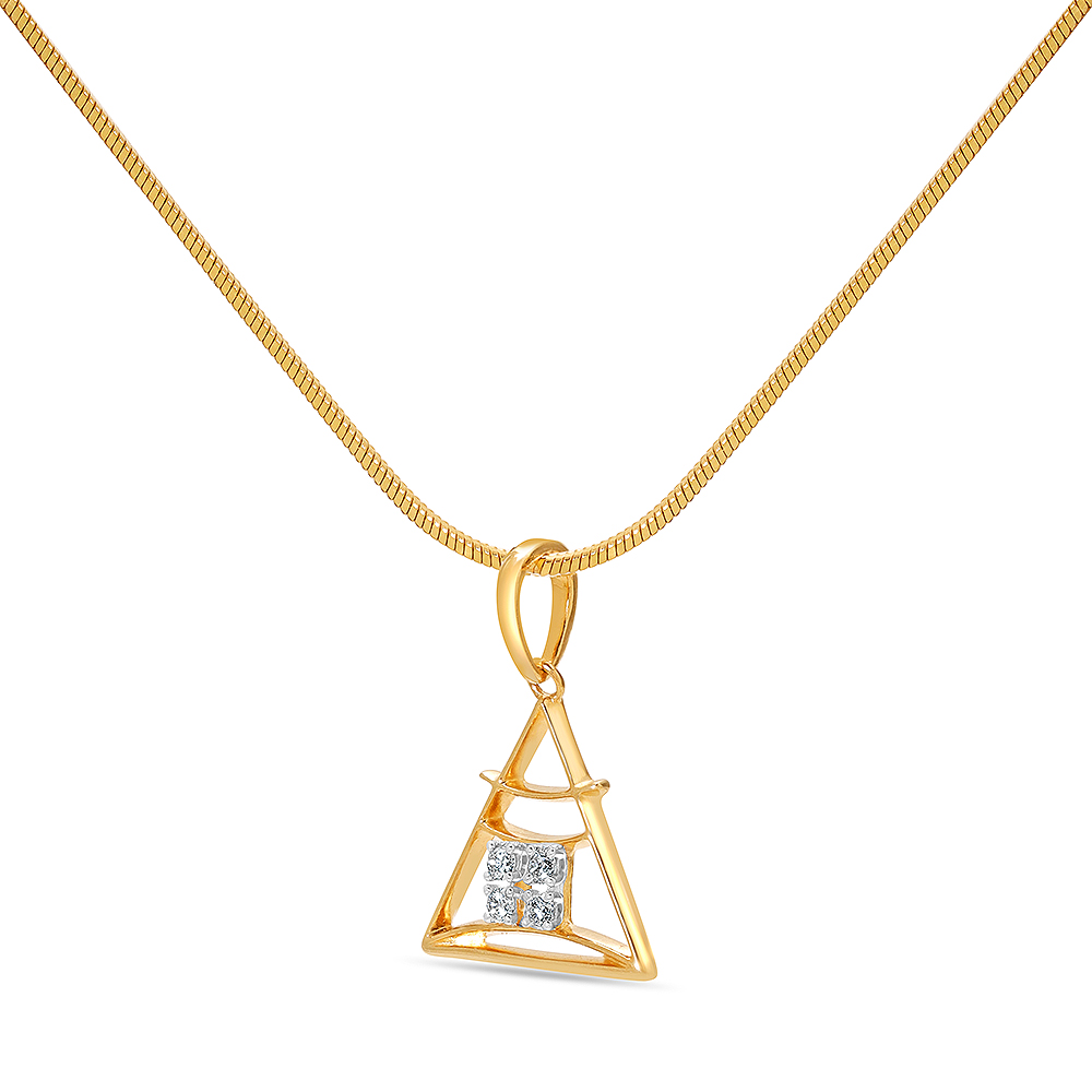 14kt Yellow Gold Gemini Pendant