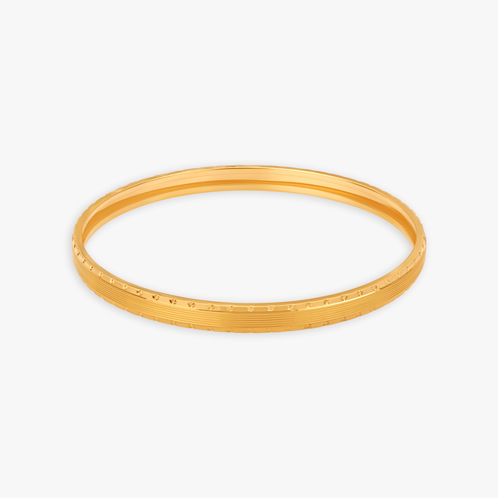 Slender Gold Bangle