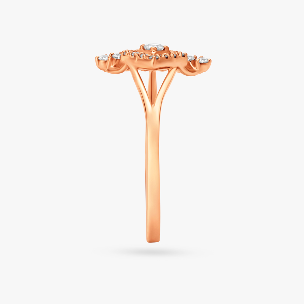 Charming Delicate Diamond Ring