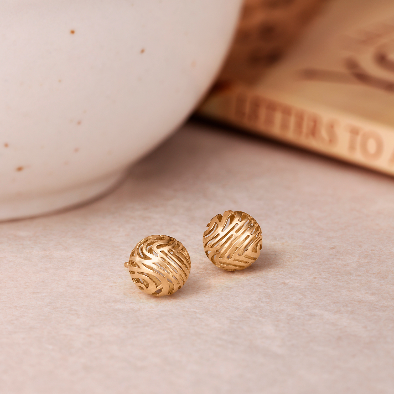 Charming Abstract Stud Earrings
