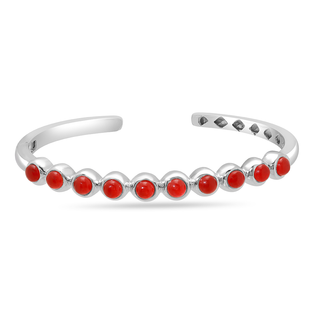Vibrant 925 Silver Bangle