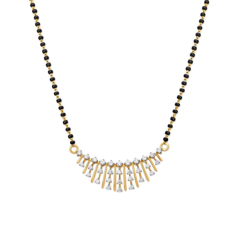 Attractive Contemporary Diamond Mangalsutra