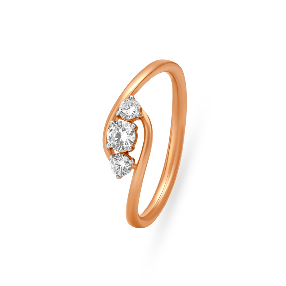 Subtle Crossover Finger Ring