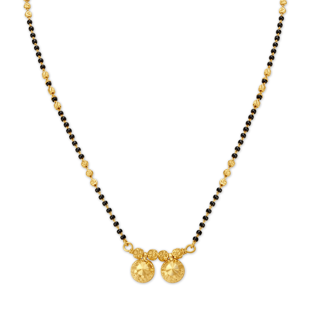 Traditional Carved Vati Mangalsutra