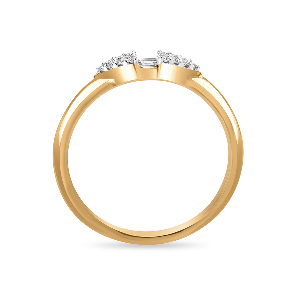 18KT Yellow Gold Captivating Diamond Ring