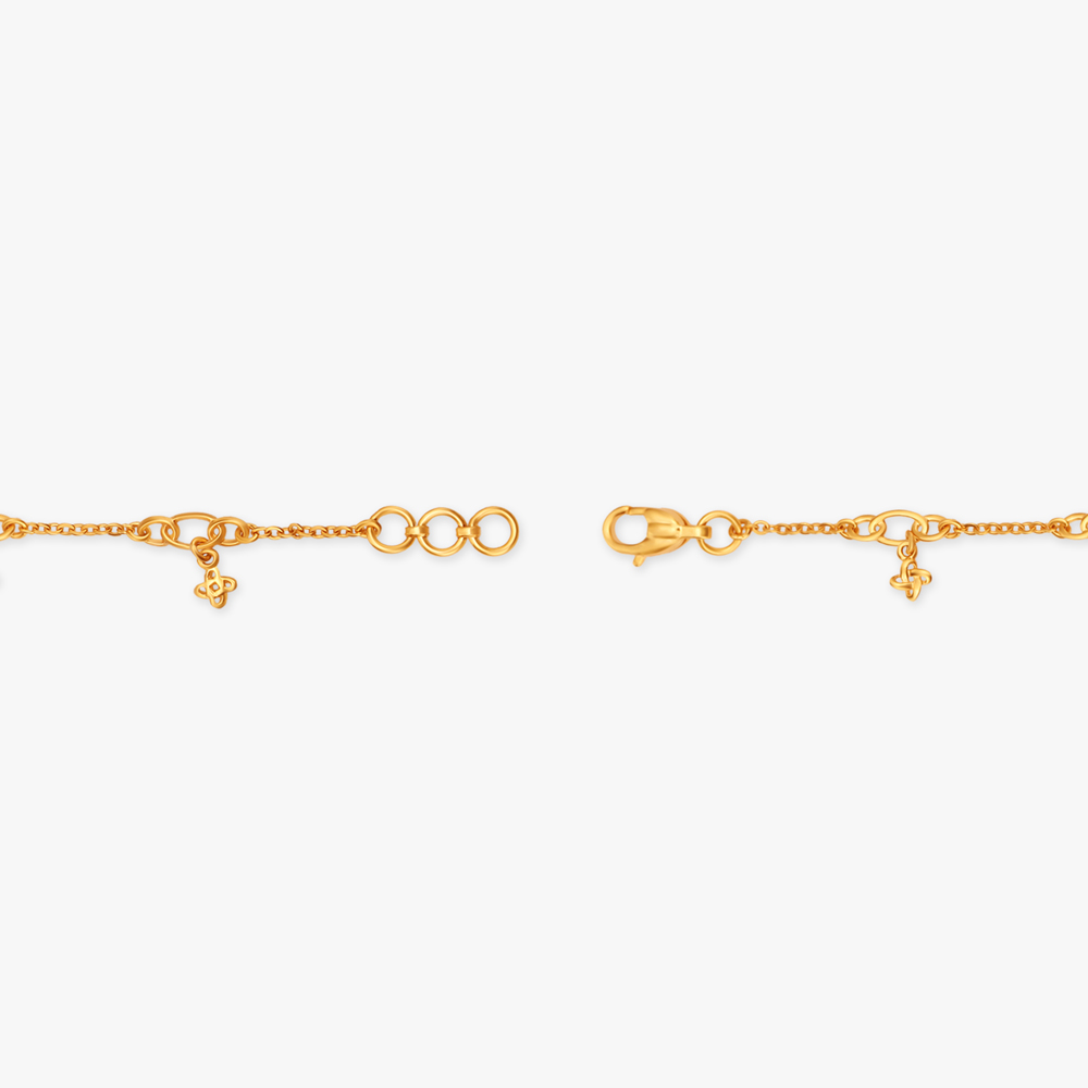 Delicate Charm Gold Bracelet
