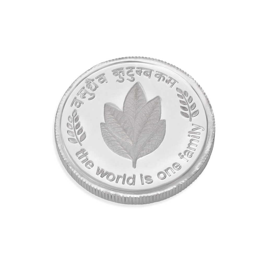 10 GM 999 Mango Leaf Silver Coins