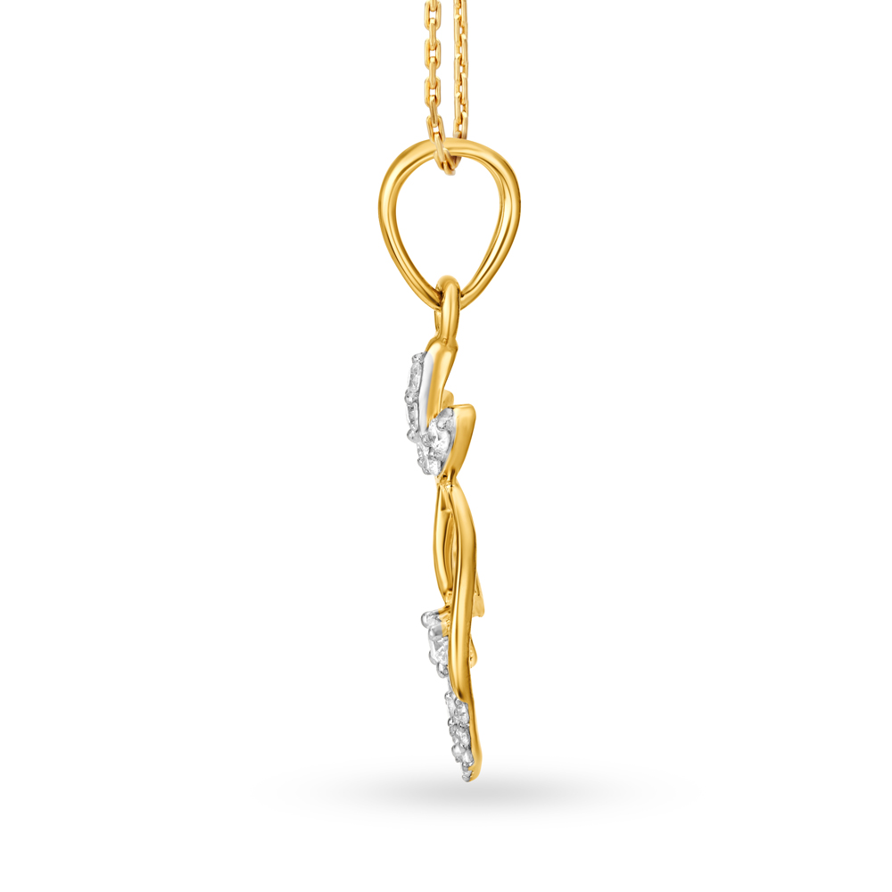 Leafy Wonder Diamond Pendant