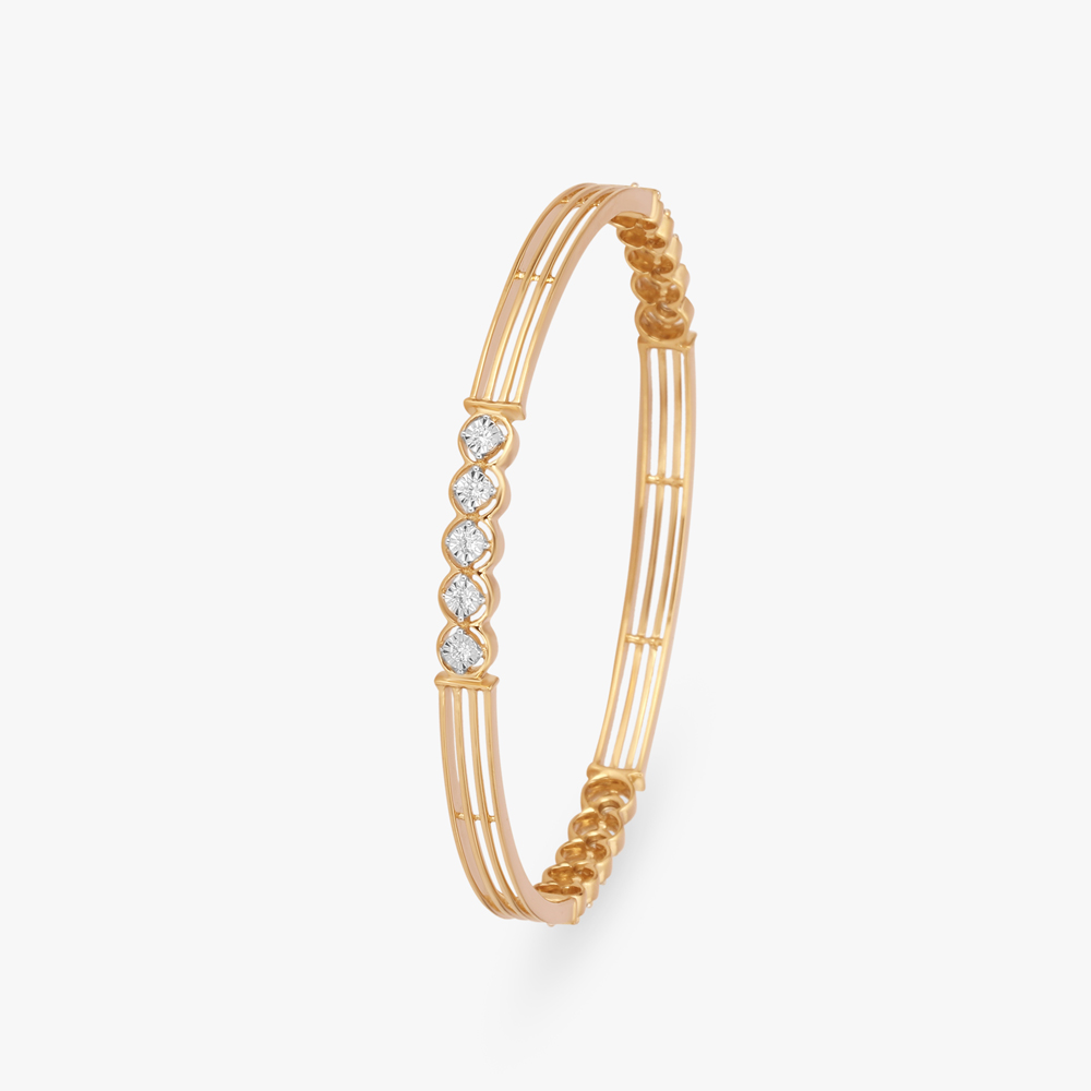 Subtle Diamond Bangle