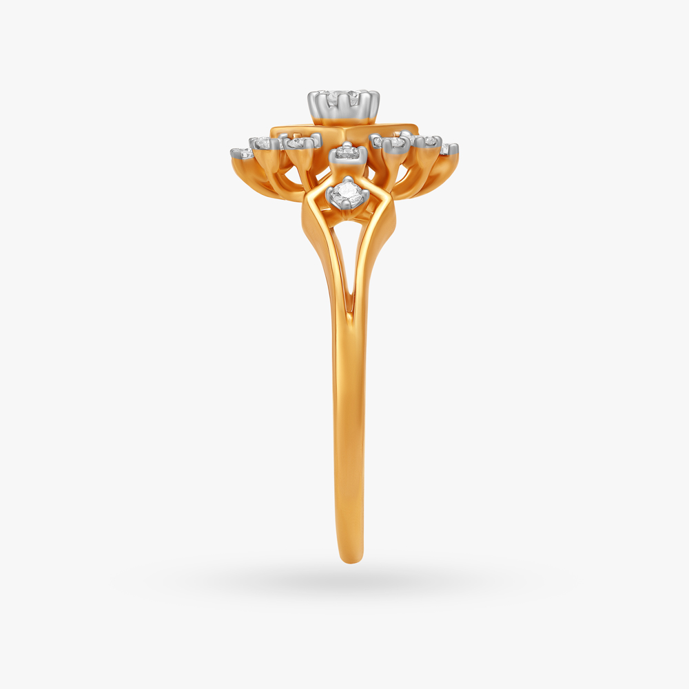 Dainty Opulent Diamond Ring
