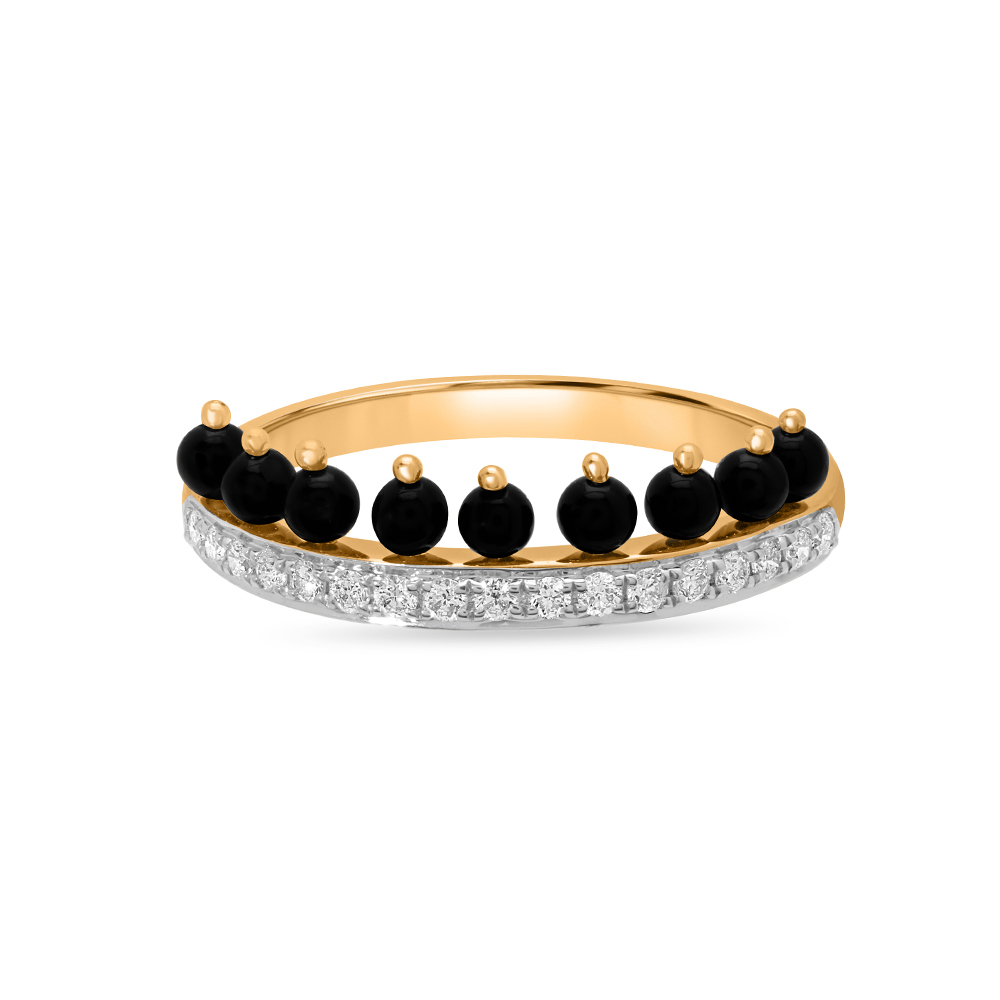 14 KT Regal Diamond Mangalsutra Ring