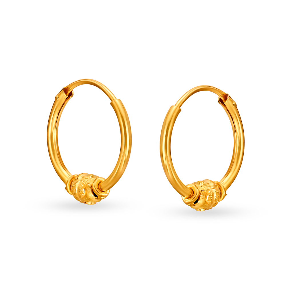 Dainty Delicate Gold Hoop Earrings