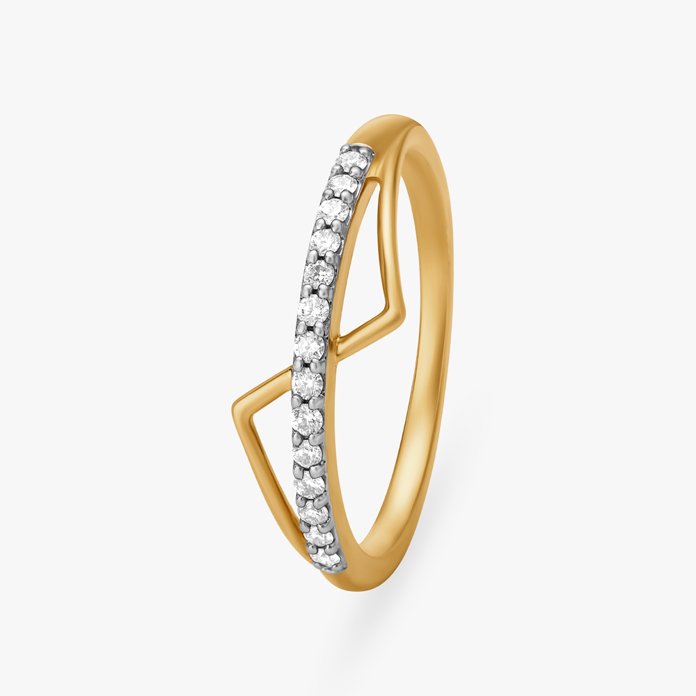 Minimal Charm Diamond Ring