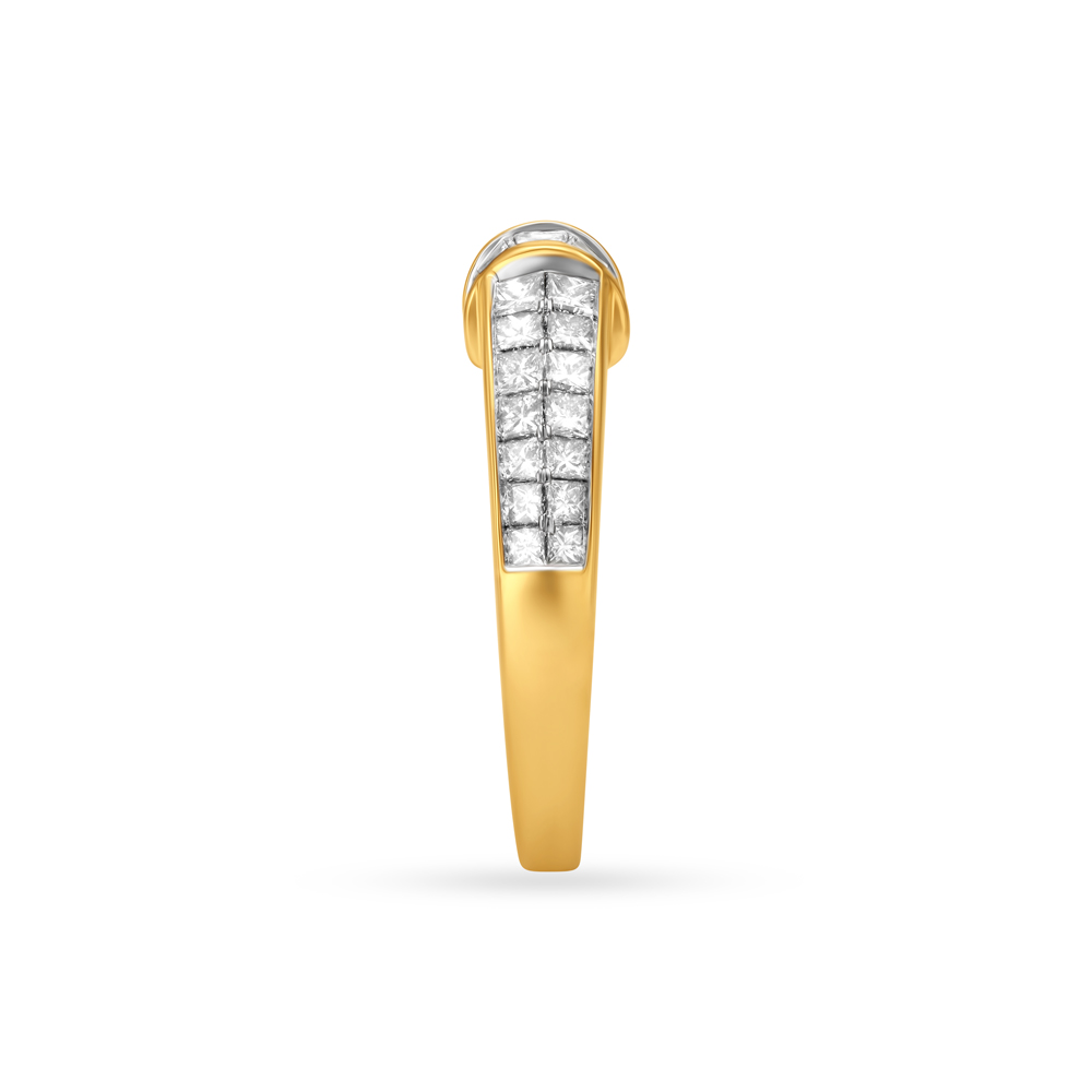 Modern Diamond Finger Band