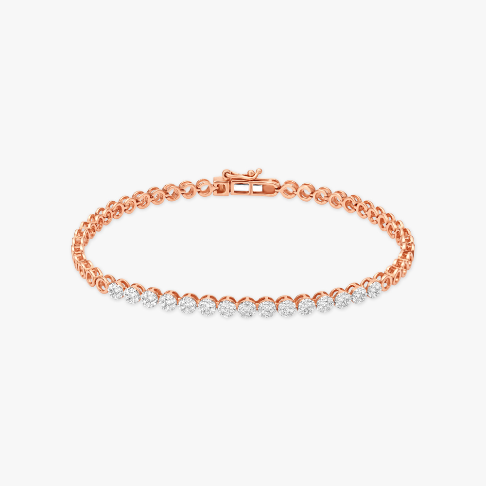 Brilliant Linear Diamond Bracelet