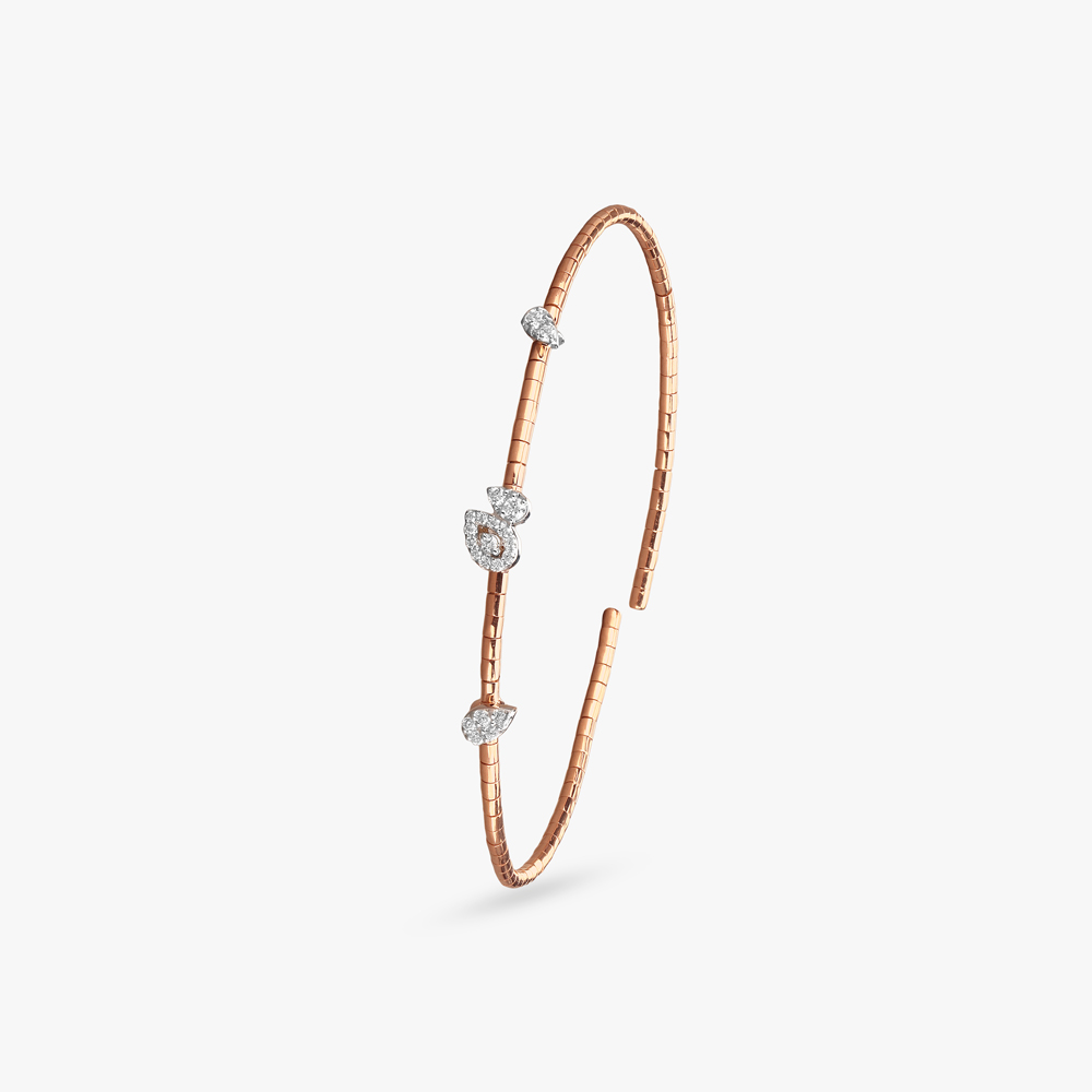 Chic Harmony Diamond Bangle