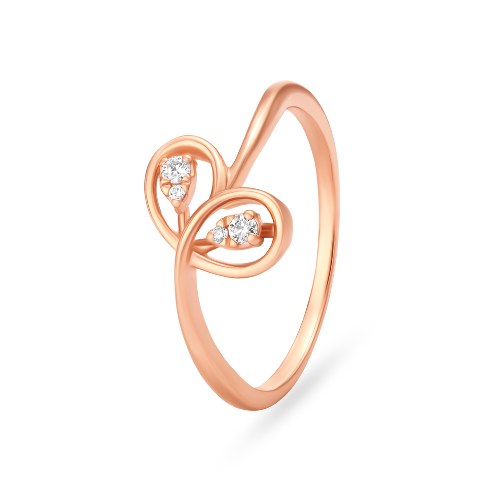 Pristine Rose Gold Finger Ring