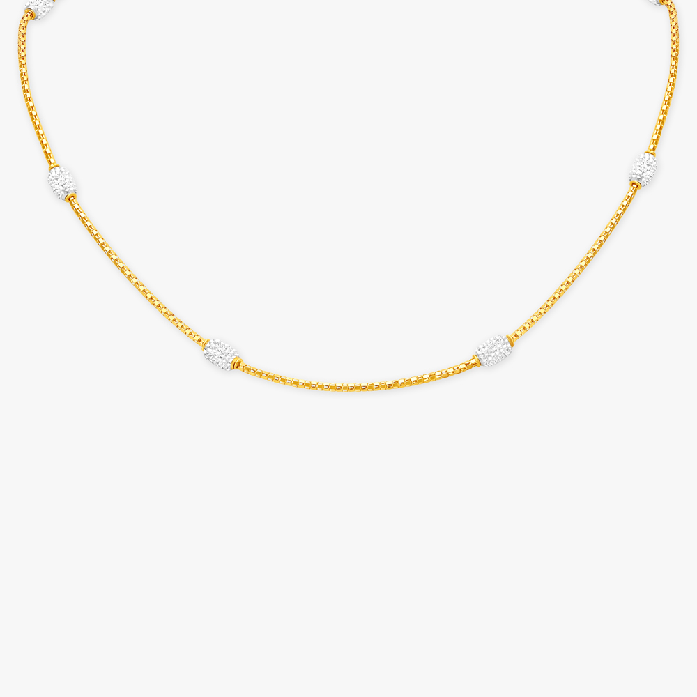 Modern Glossy Gold Chain