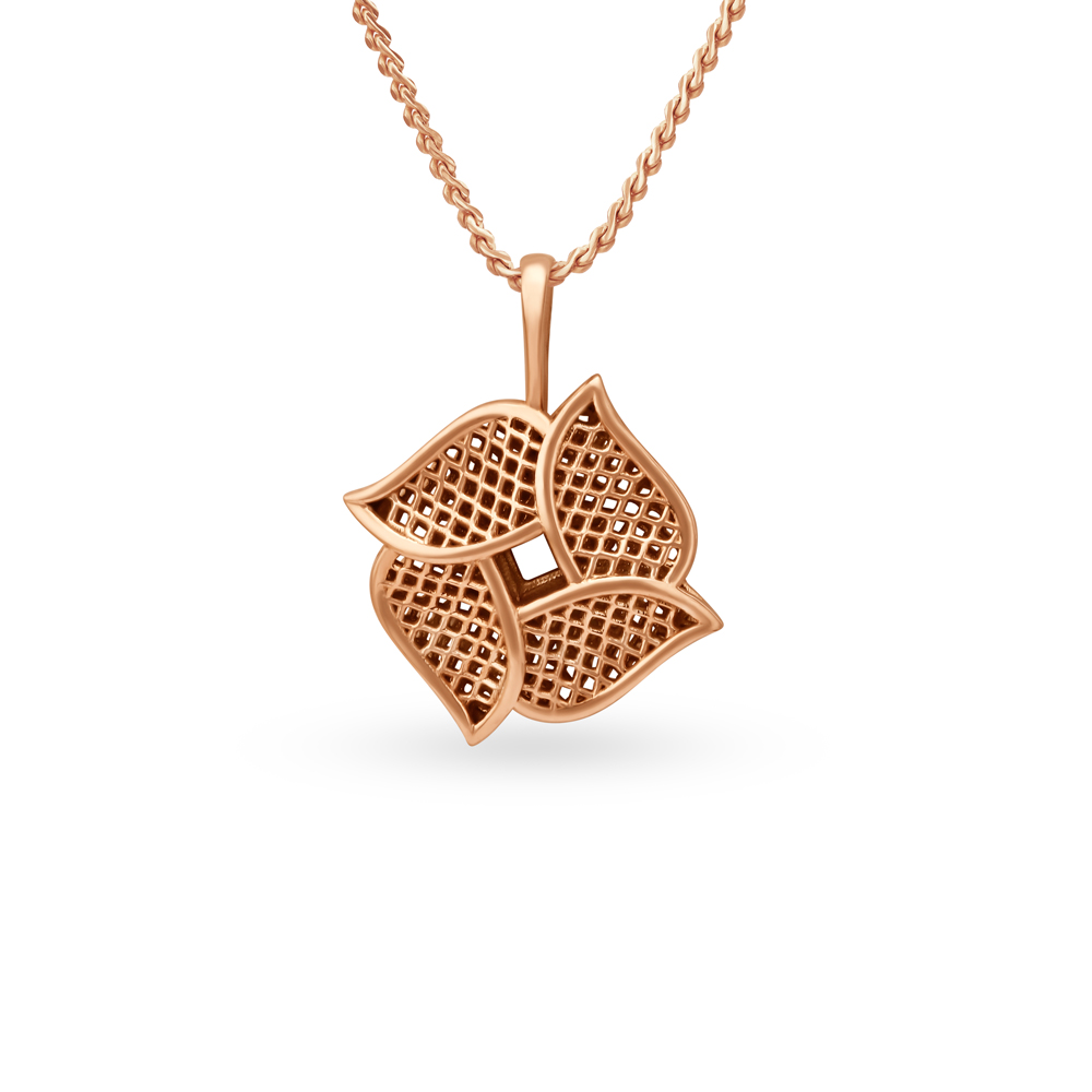 Bold Pendant in Rose Gold