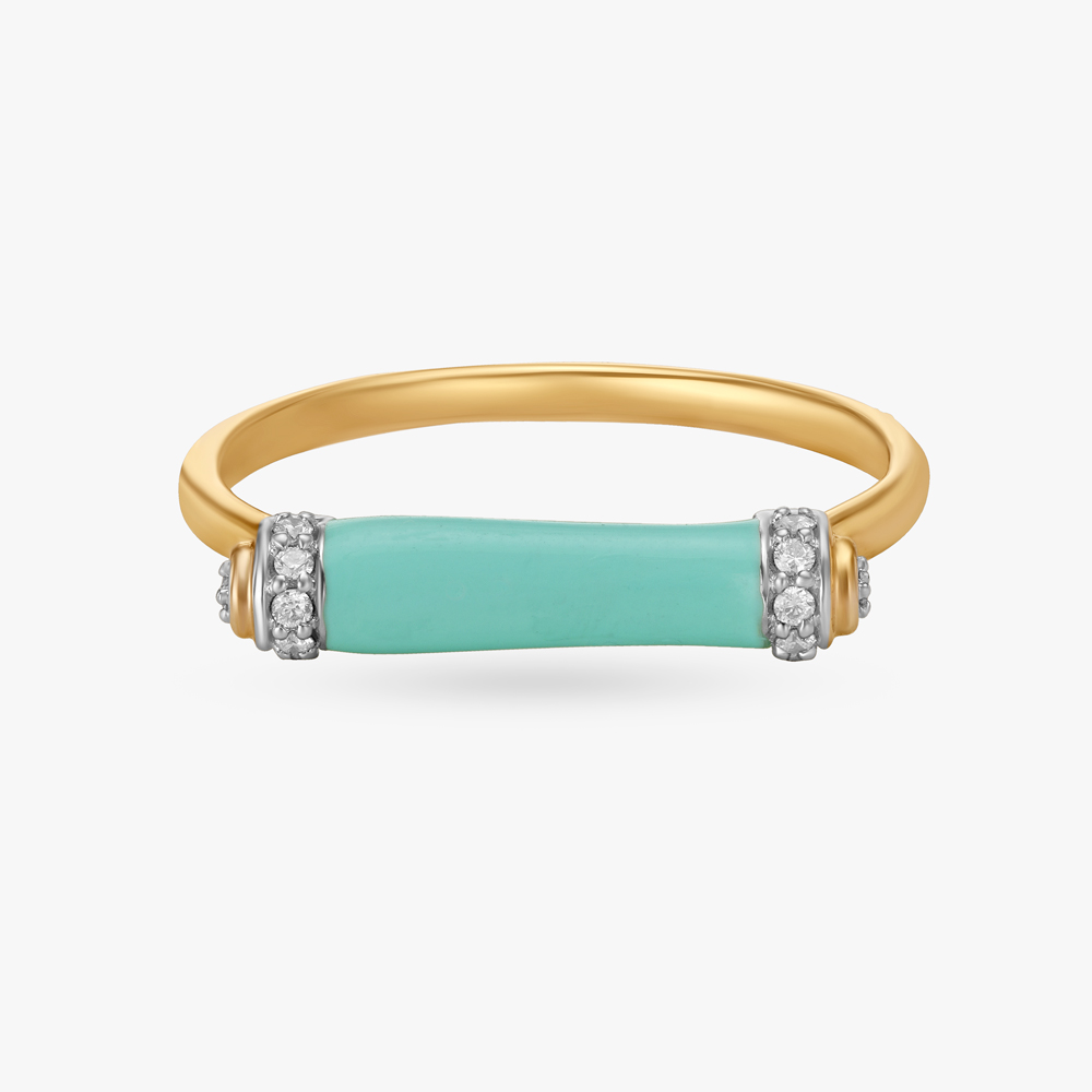 Quirky Stackable Diamond Rings
