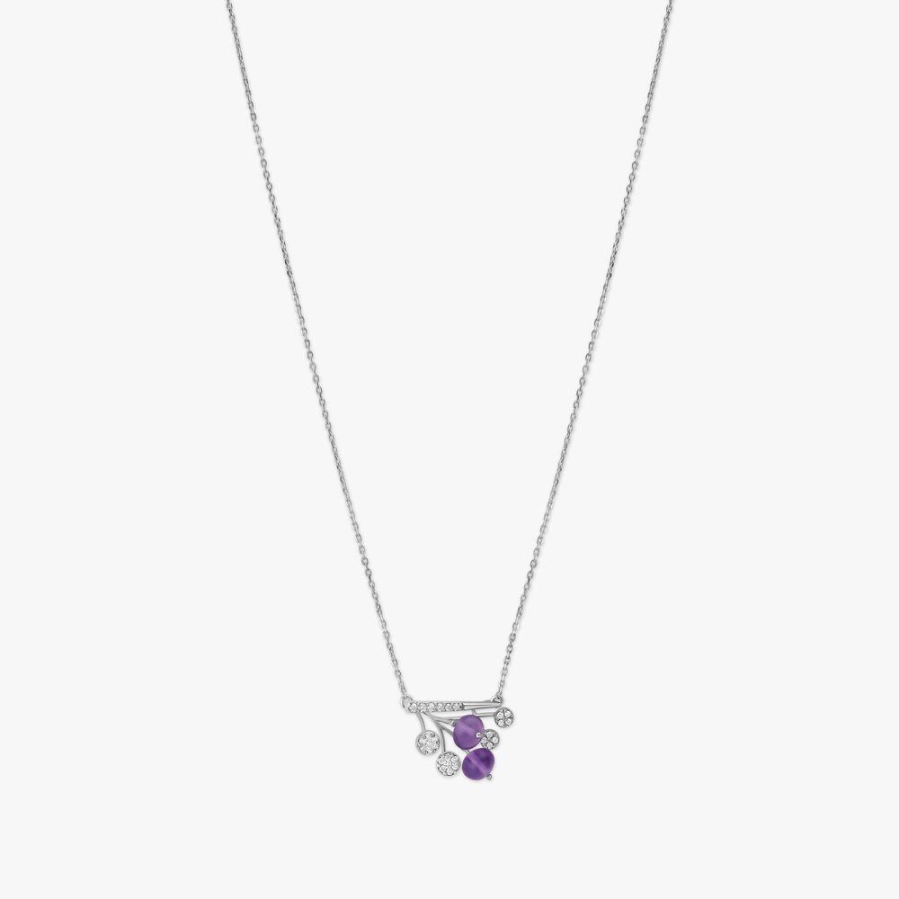 Violet Winters Pendant with Chain