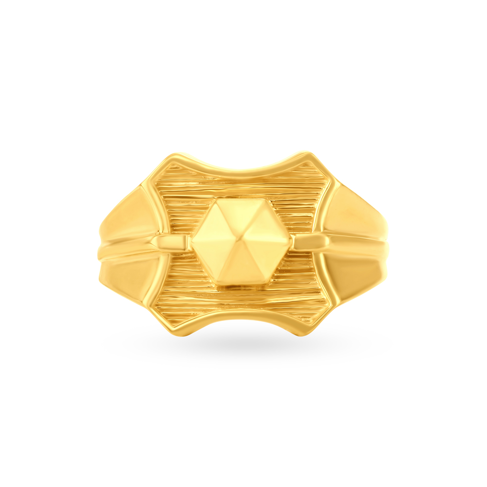 Classy Simple Gold Ring for Men