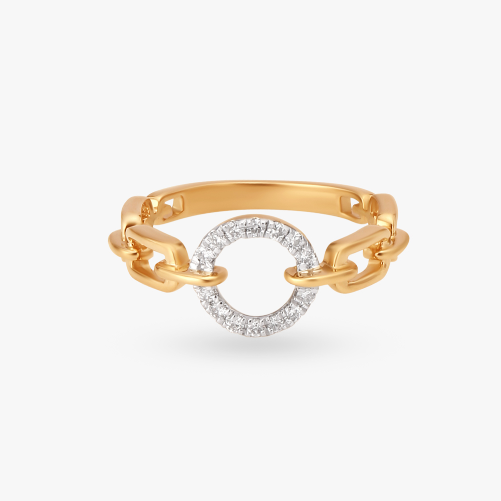 Moonbeam Diamond Finger Ring