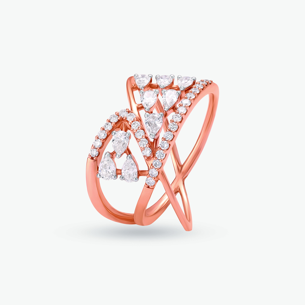 Dew Diamond Finger Ring
