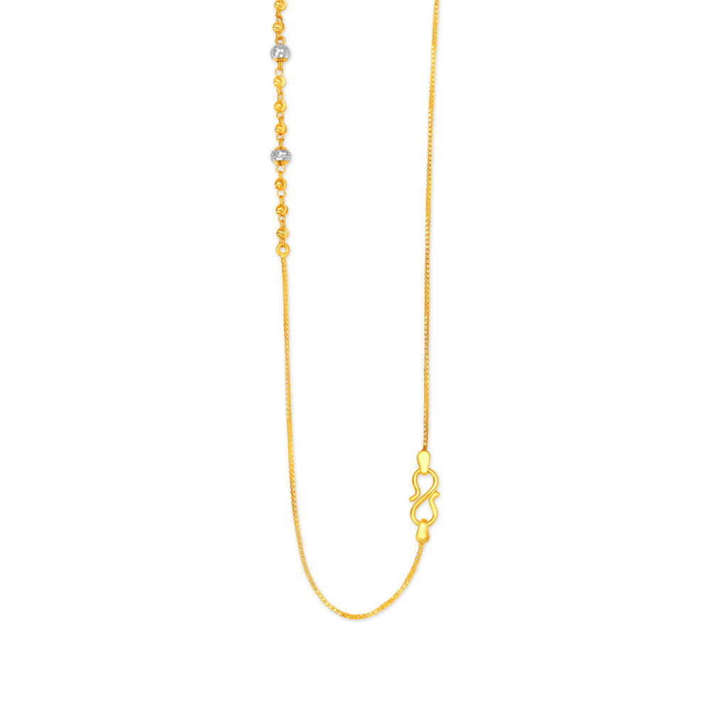 Shining Traditional Bead Gold Chain