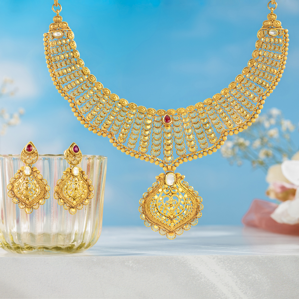 Palatial Intricate Necklace Set