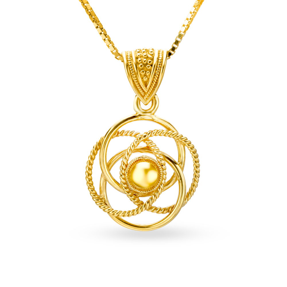 Hypnotic Gold Pendant