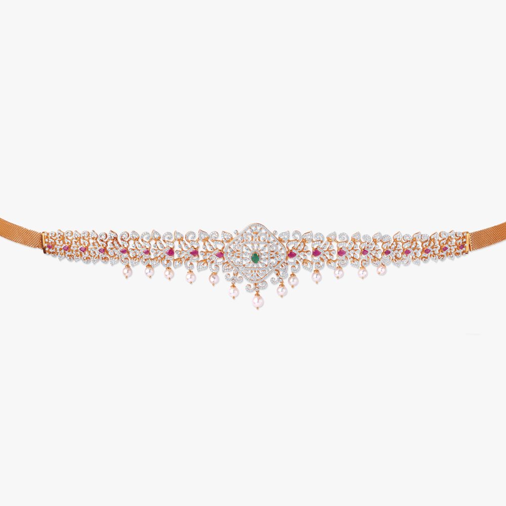 Regal Charming Diamond Waist Belt