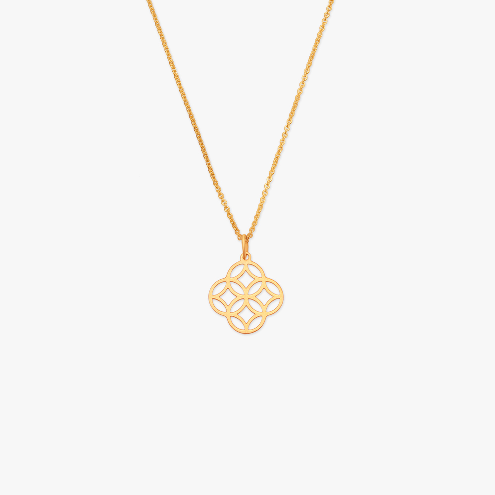 Subtle Grace Pendant With Chain