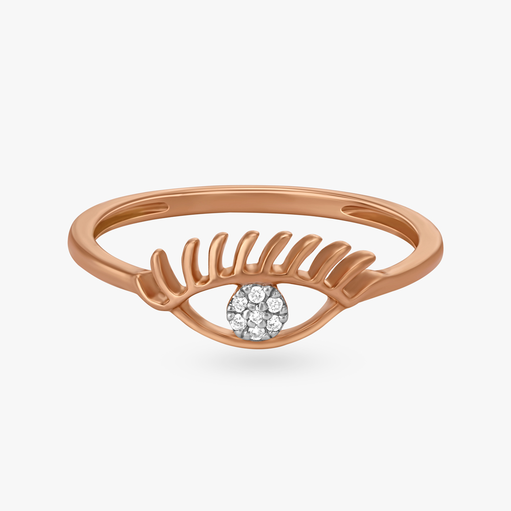 Enticing Eye Diamond Ring