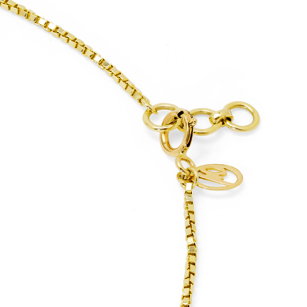 Mia Sutra DIY with Clover Shape Motif Multiple Stacking Charm Chain