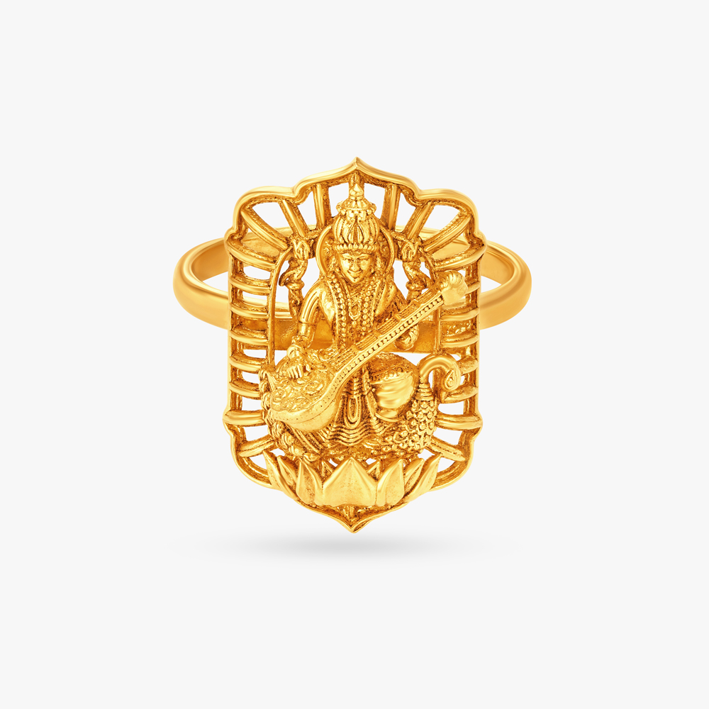 Divine Goddess Saraswati Ring