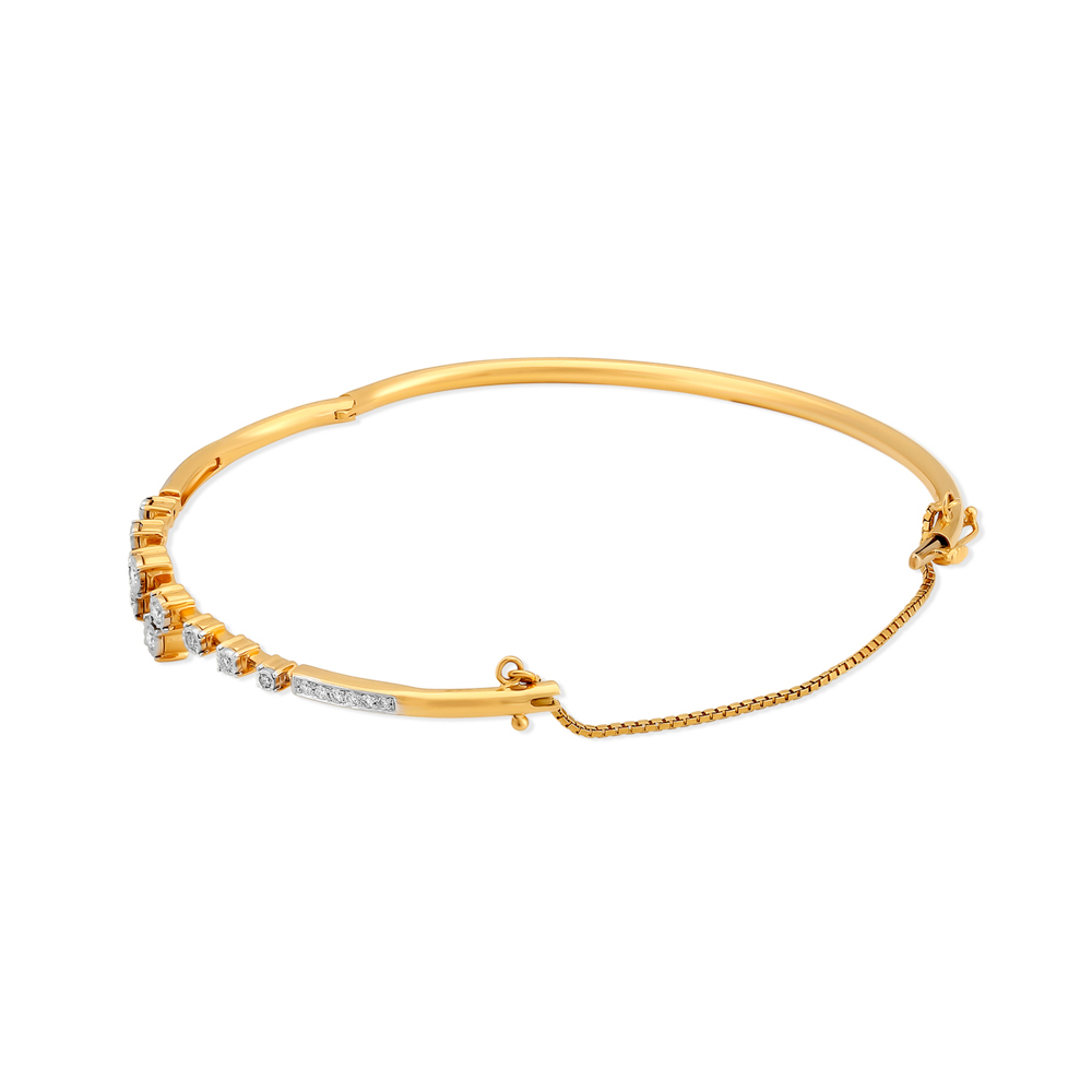 Dazzling Diamond Studded Bangle
