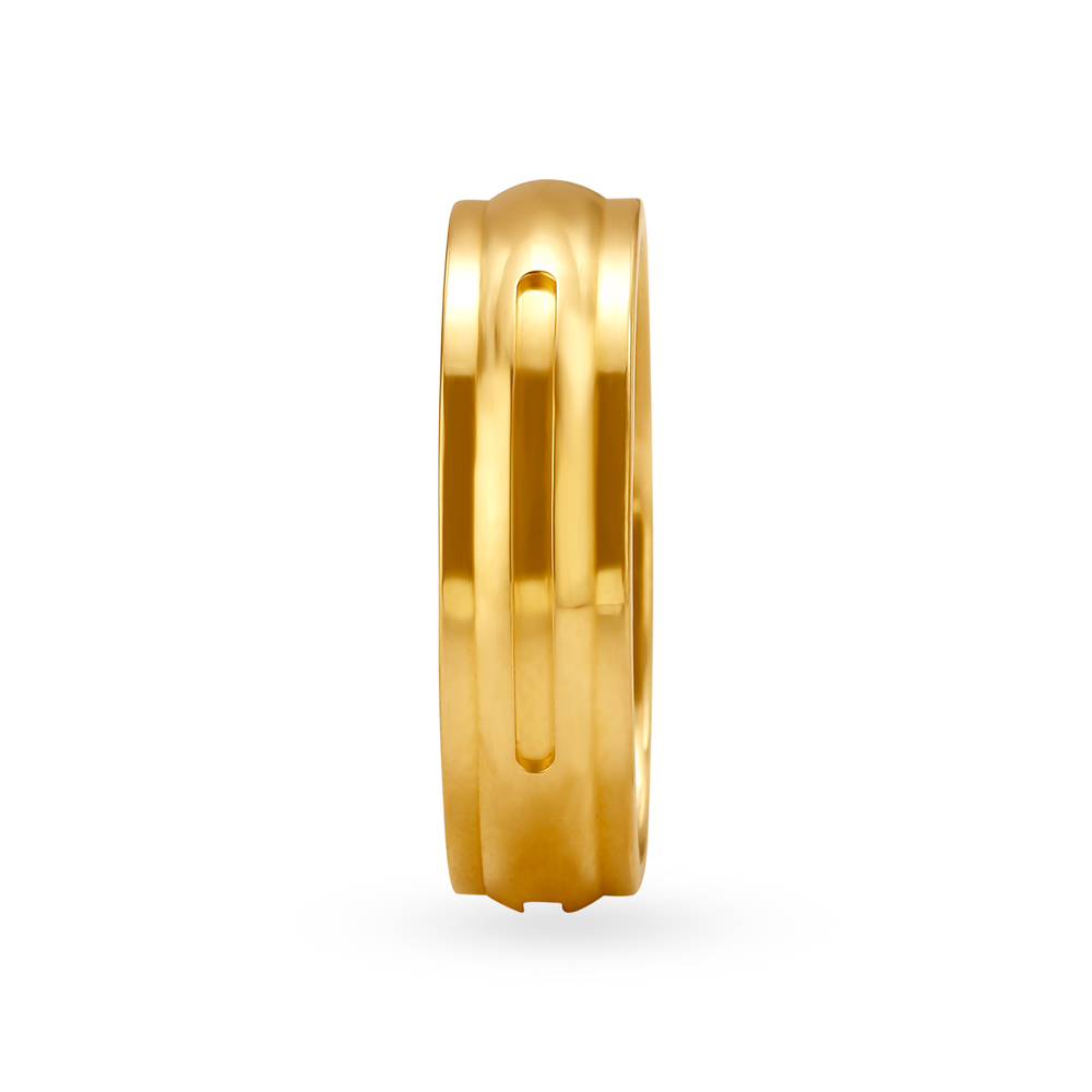 Sublime Minimalistic Gold Ring for Men