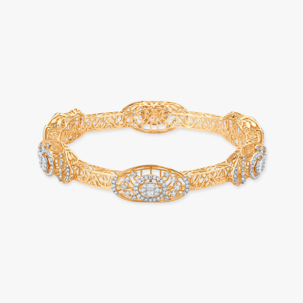 Radiant Lacework Reverie Diamond Bangles