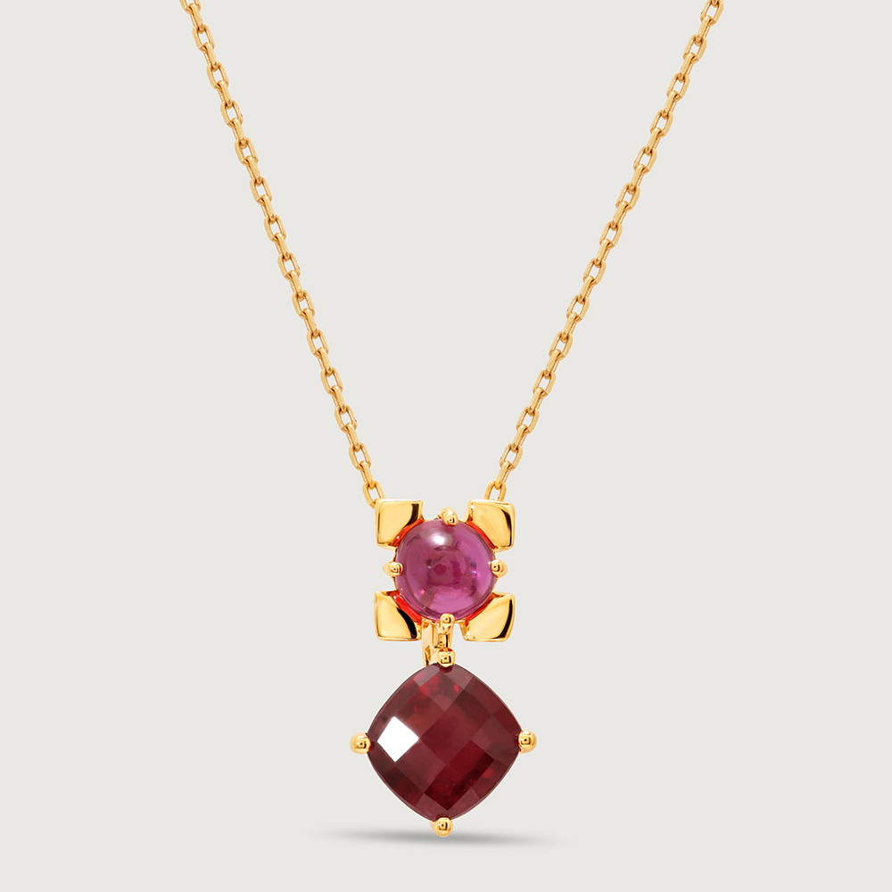 Crimson Clinks 14KT Ruby Pendant