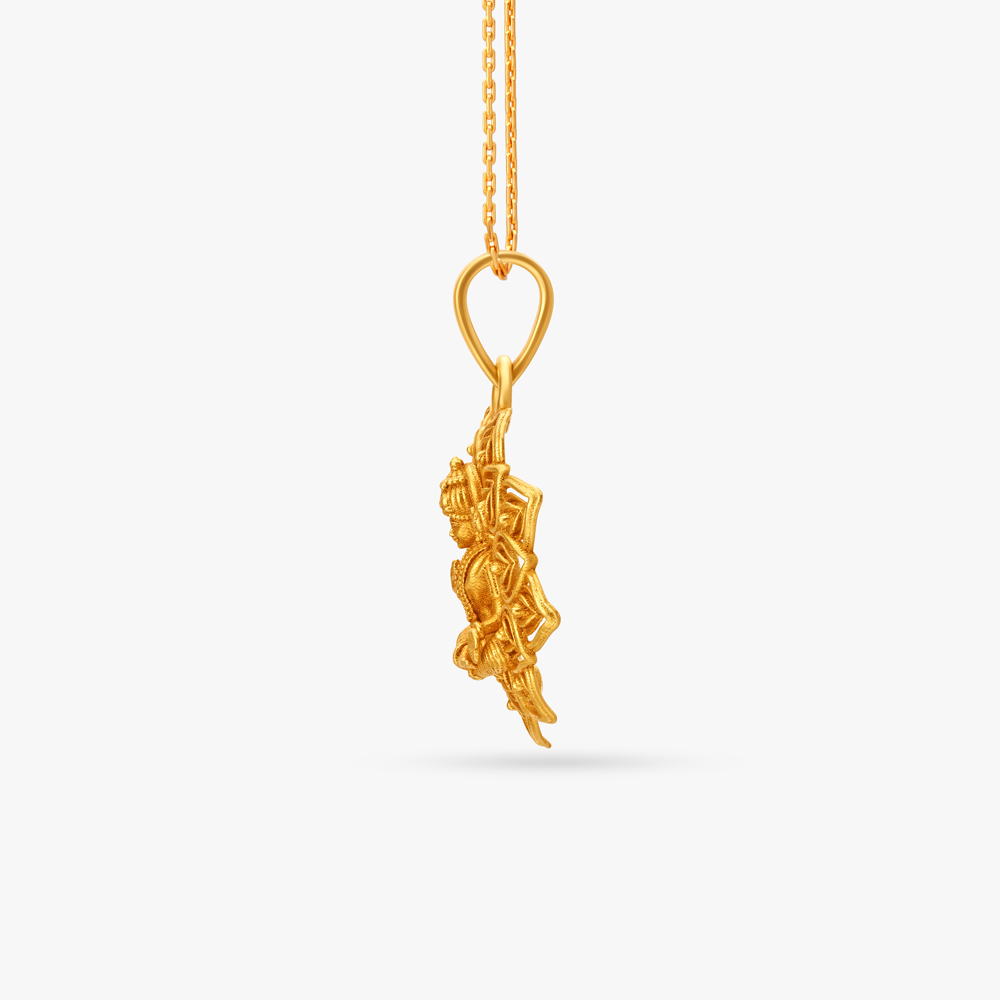 Blooming Goddess Lakshmi Pendant