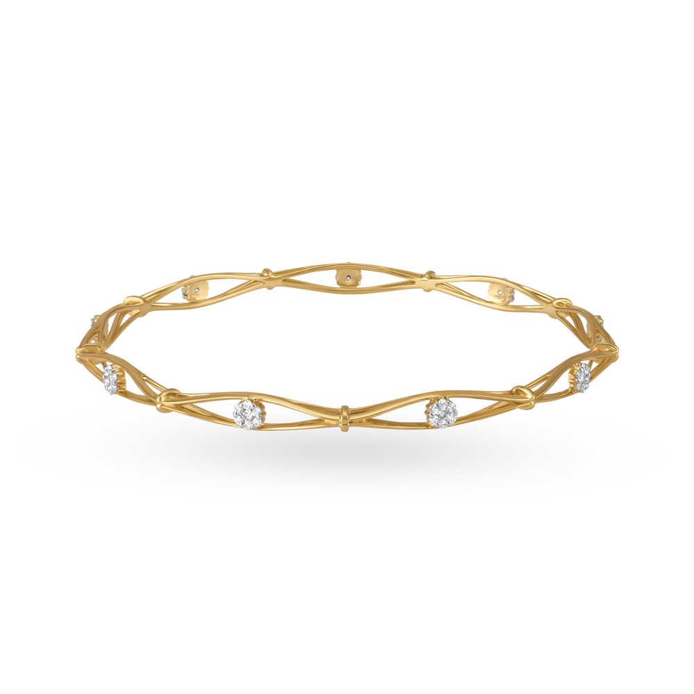 Radiant Diamond Bangle