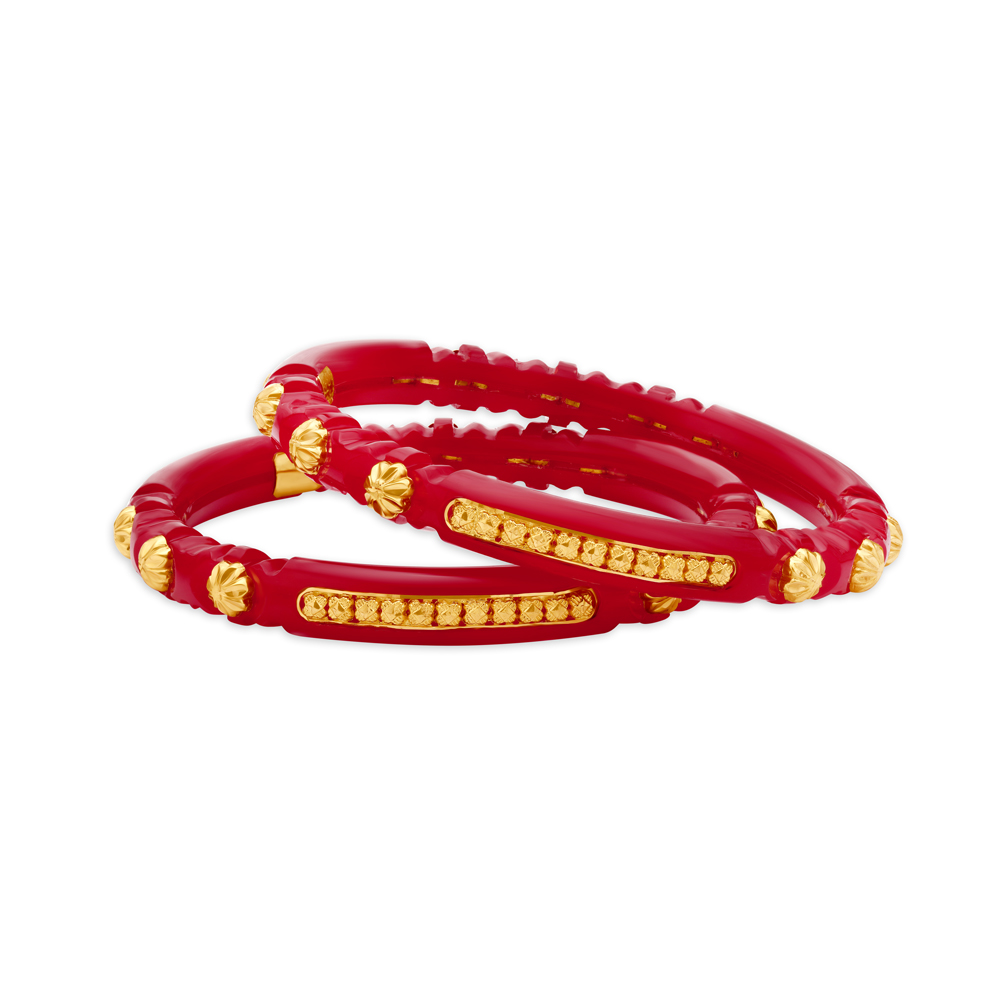 Traditional Gold Pola Bangle